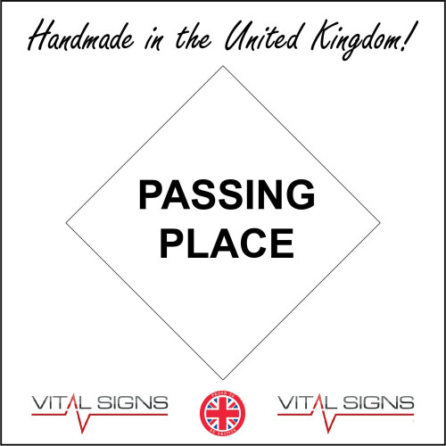 VE250 Passing Place Diamond Sign Moors Country Track Vehicles Farm ...