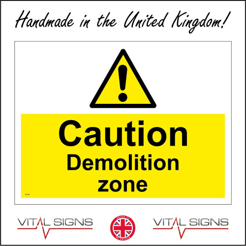 (400 x 300mm - 16 x 12, C - Dibond / Composite Aluminium) WT149 Caution ...