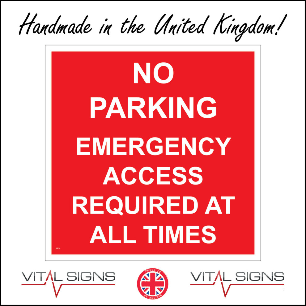 (400 x 400mm - 16 x 16, B - Magnetic - Vehicle Grade) VE274 No Parking ...