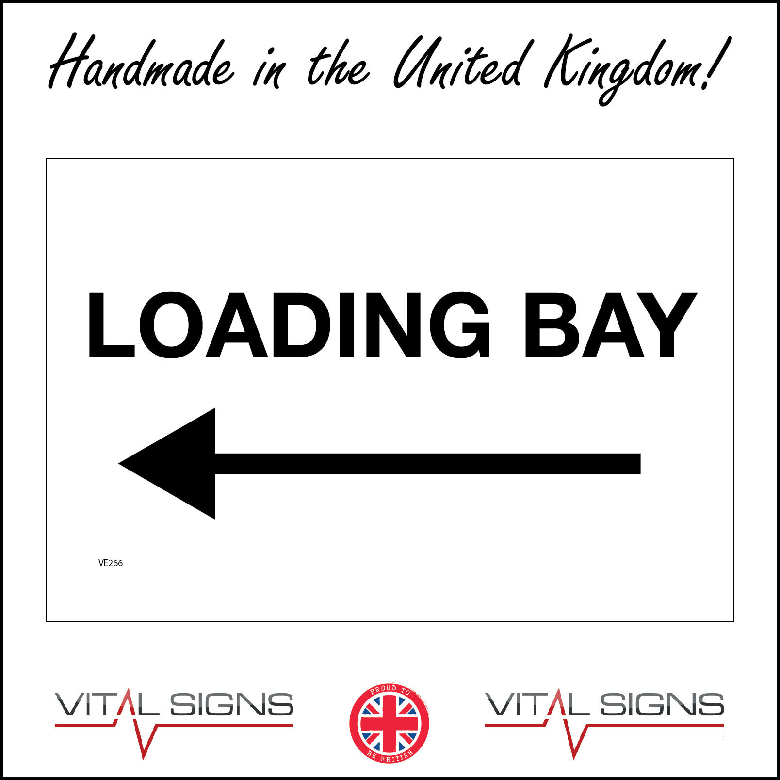 (150 x 100mm - 6 x 4, B - Magnetic - Vehicle Grade) VE266 Loading Bay ...