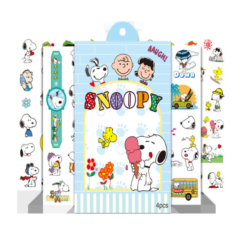 (Snoopy) Princess Tattoo Stickers Children Cartoon Tattoo Stickers ...