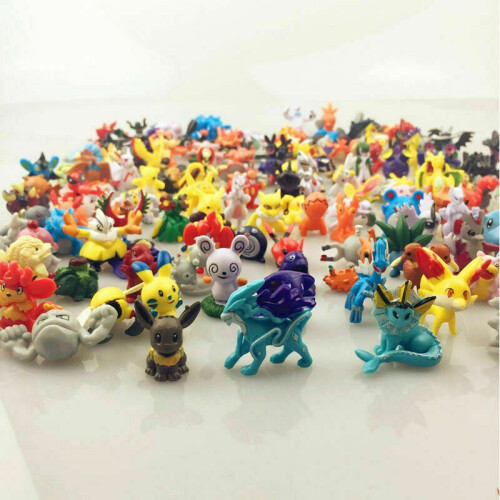 144pcs/SET Pokemon Monster Collectible Action Figures Doll Kids Toy on ...