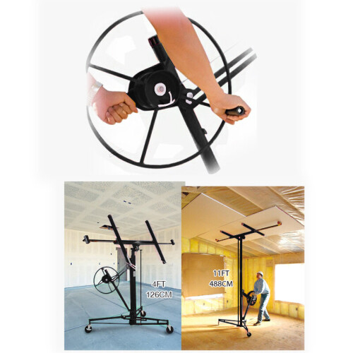Heavy Duty Sheet Plaster Boards Lifter 11ft Reach Drywall Lift Panel ...