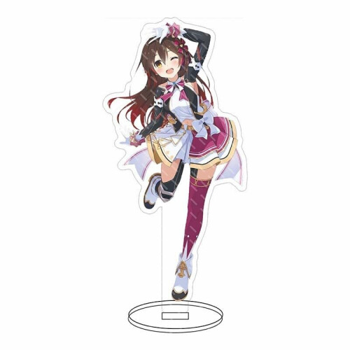 (5) Hololive Vtuber Acrylic Stand Desktop Decor Fubuki Okayu Ayame ...