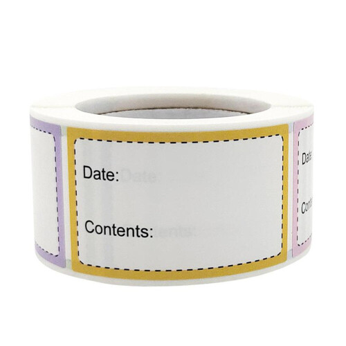 Removable Freezer Labels 250pcs/roll Food Storage Stickers ...