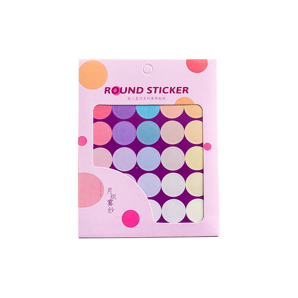 10pcs/set Colorful Circles Stickers Set Morandi Color Coding Dots ...