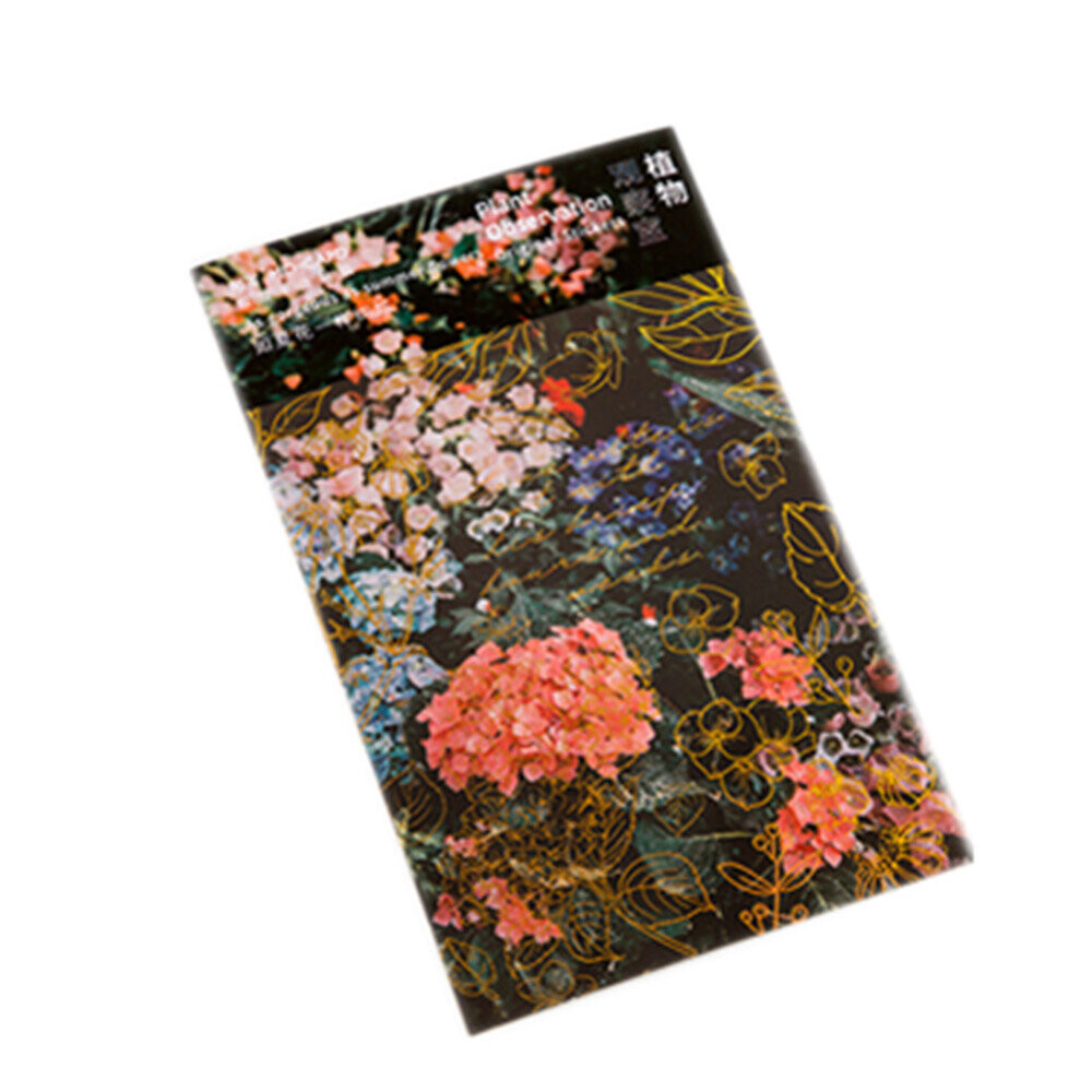 Cute Hand Account Plant Transparent Bronzing Hand Account Sticker Book ...