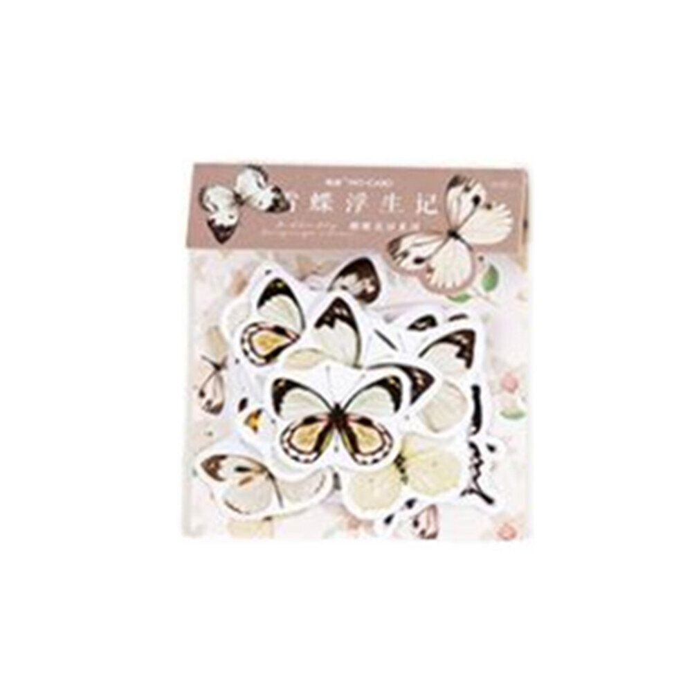 45Sheets/Pack Cute Butterfly Diary Planner Stickers Scrapbooking School ...