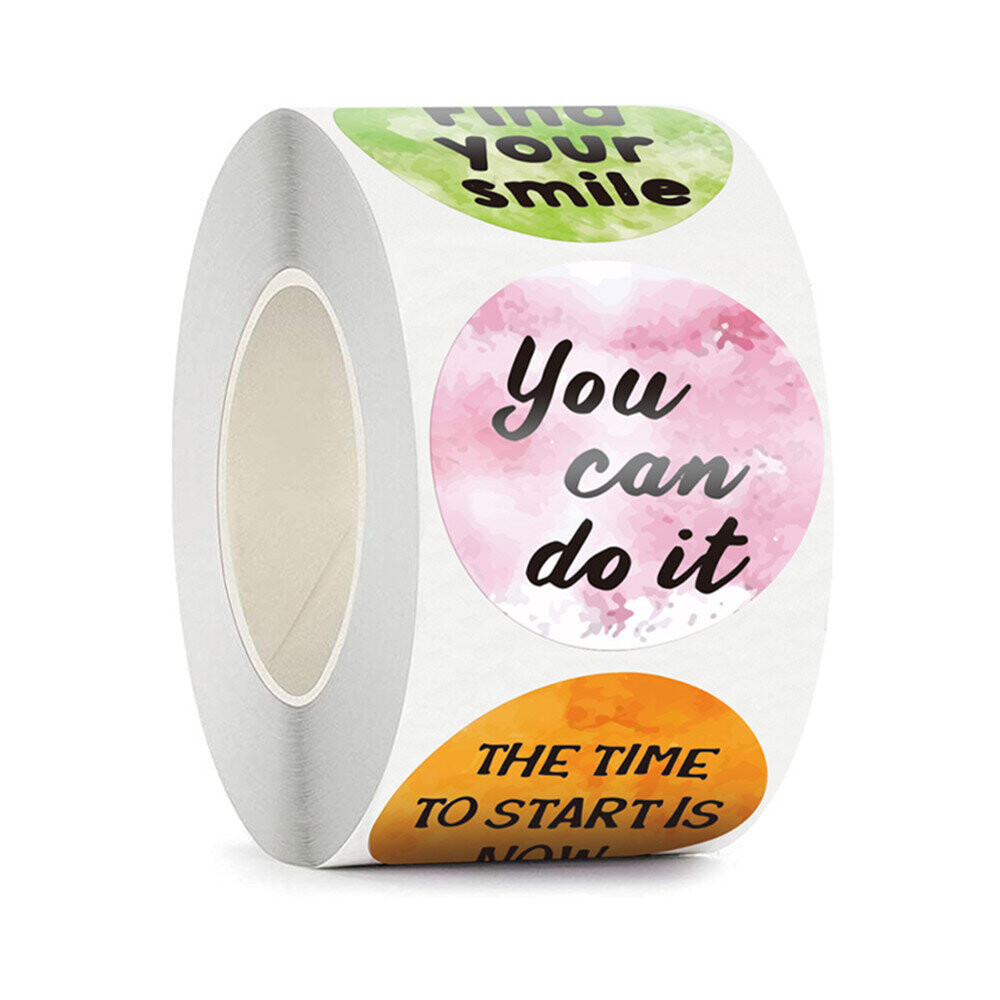 500Pcs/roll Interesting Words Reward Stickers for Kids Teacher ...