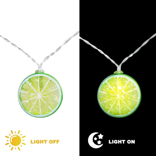 OSALADI Lime String Lights 3m 20 LEDs Battery Powered Lime Lights ...