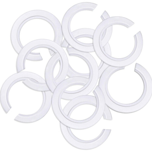 Tatuo E27 to E14 Plastic Lamp Shade Ring Converter, Lampshade Reducer ...