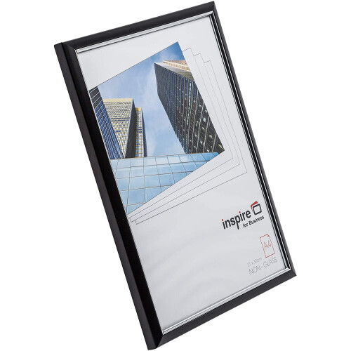 EASYLOADER Black A3 30x42 cm Certificate Photo Frame Safety Plexi Glass ...