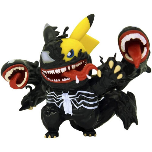 (Venom) Venom Carnage Pikachu Action Figure Anime Toy Model Doll Gifts ...