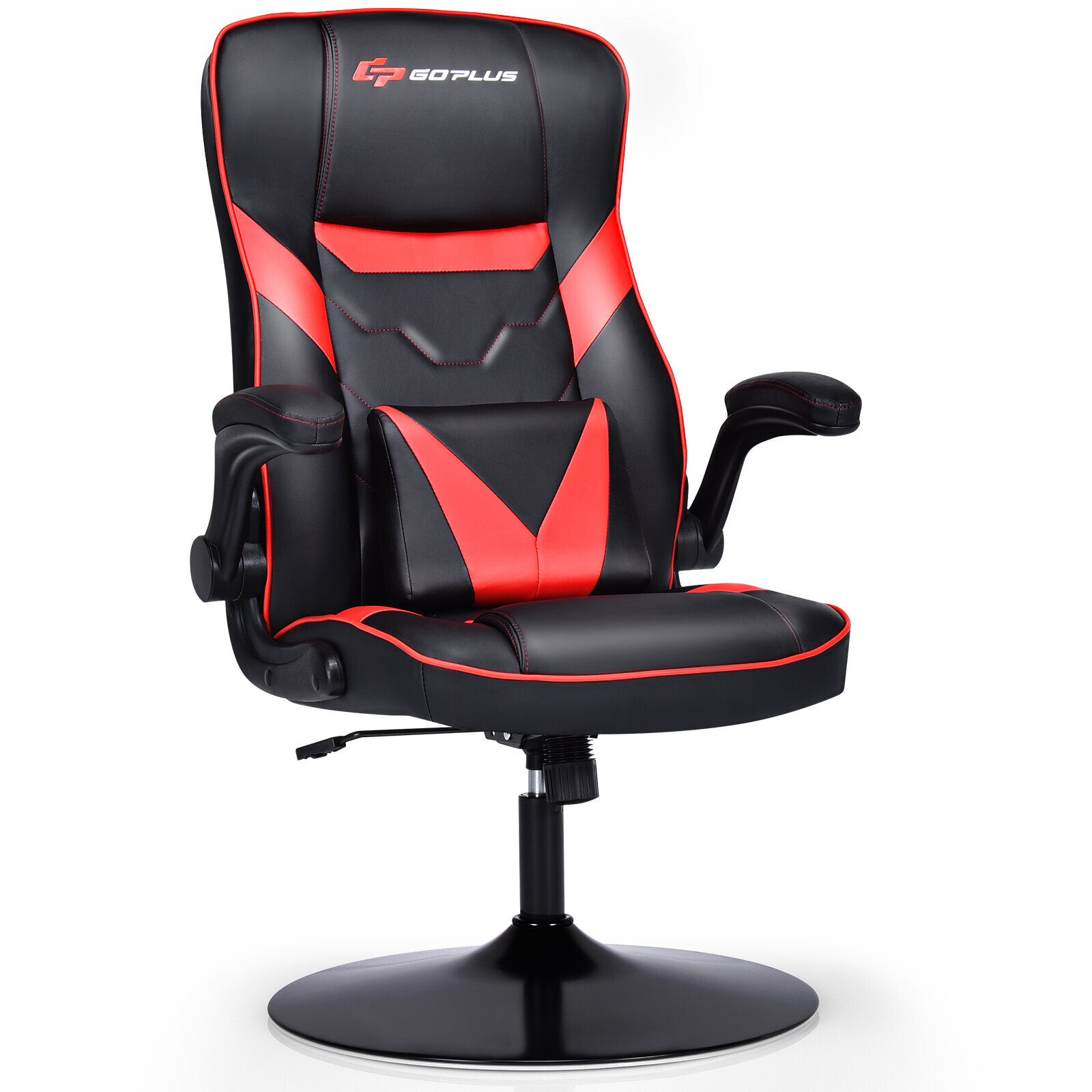 Rocking Gaming Chair Racing Style w/Reclining Backrest Lumbar Support ...