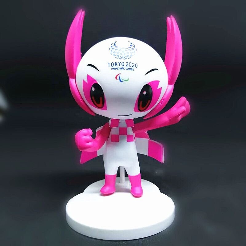 (Pink) Tokyo 2020 Olympics Mascot Figure Miraitowa Someity Miniatures ...