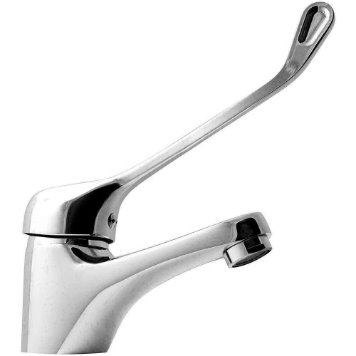 Modern Medical Extended Lever Elbow Operated Basin Tap on OnBuy