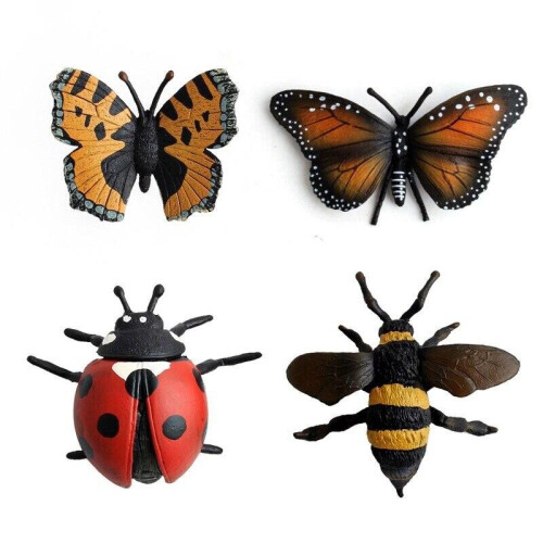 (A) 8 Types Realistic Insects Figures Lifelike Animal Figurines,s Early ...