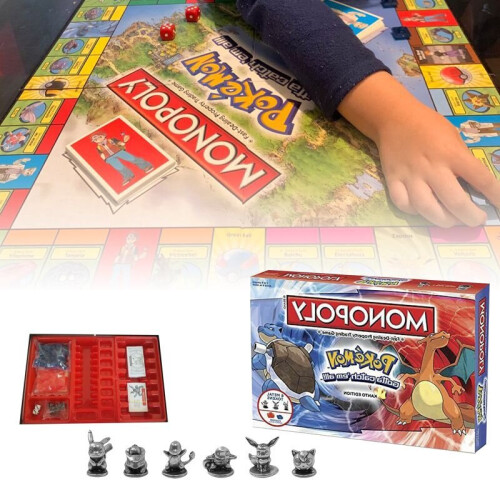 Pokemon Monopoly Board Game English Version Monopoly Pokemon Elf ...