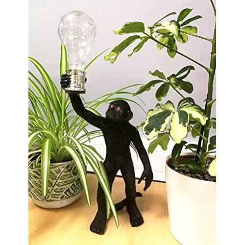 Spider Monkey LED Solar Light, Jungle Lighting, Fun Primate Night Lamp ...