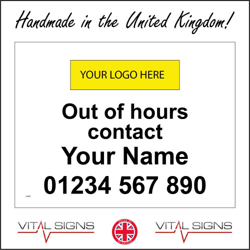 (400 x 300mm - 16 x 12, E - 3mm Standard Foamex Foamboard) CS528 Out Of Hours Contact Details ...