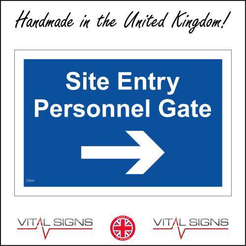 (400 x 300mm - 16 x 12, D - 1mm Pvc Foamex) CS357Site Entry Personnel ...