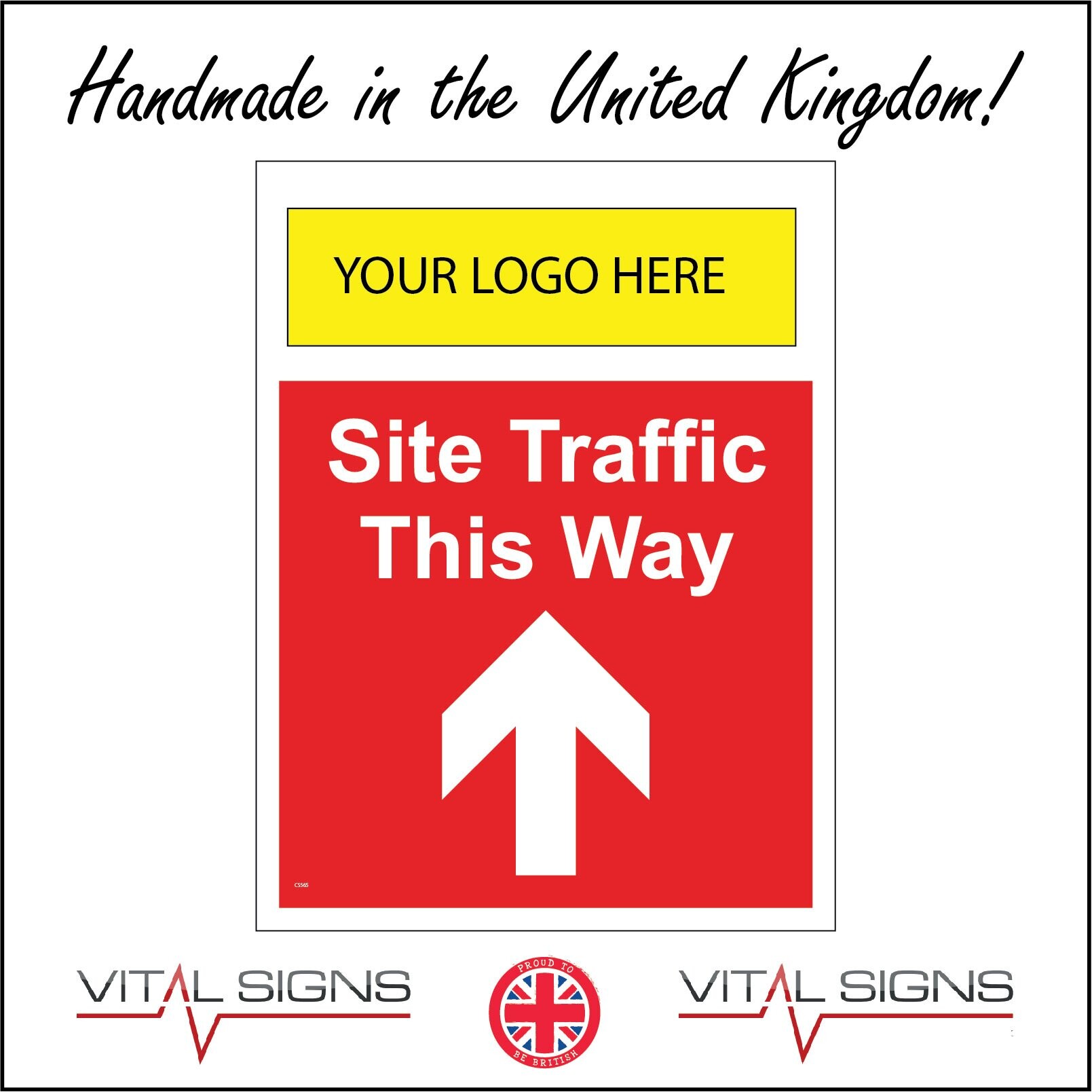 (150 x 200mm - 6 x 8, B - Magnetic - Vehicle Grade) CS565 Site Traffic ...