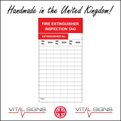 (100 x 200mm - 4 x 8, D - 1mm Pvc Foamex) FI243 Fire Extinguisher ...