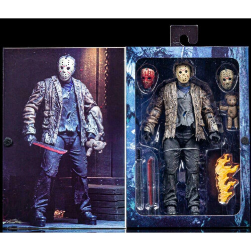 NECA Horror Freddy VS Jason Action Figure 7" Jason Voorhees Deluxe Toy ...