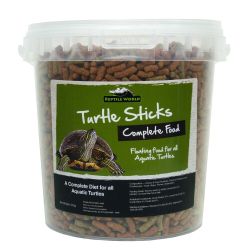 Reptile World Turtle Sticks 1 Litre - Floating Turtle Food Pellets ...