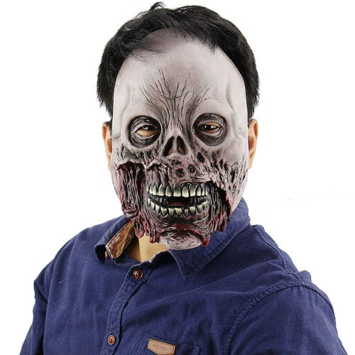 (Corpse) Halloween Clown Latex Mask Cosplay Full Face Horror Masquerade ...