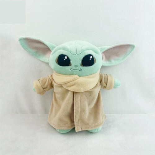 (Big Fat Yoda-22cm) Baby Yoda Plush Doll Stuffed Toy Keychain Grogu ...