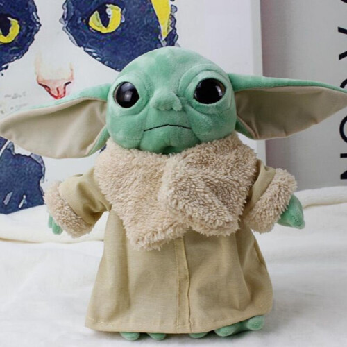 (General 30cm) Baby Yoda Plush Doll Stuffed Toy Keychain Grogu Mandalorian Star Wars Jedi on OnBuy
