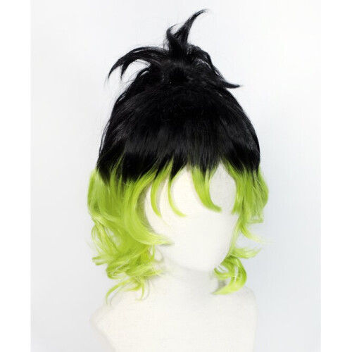 Kimetsu no Yaiba Upper Moon Six Gyutaro Cosplay Wig on OnBuy