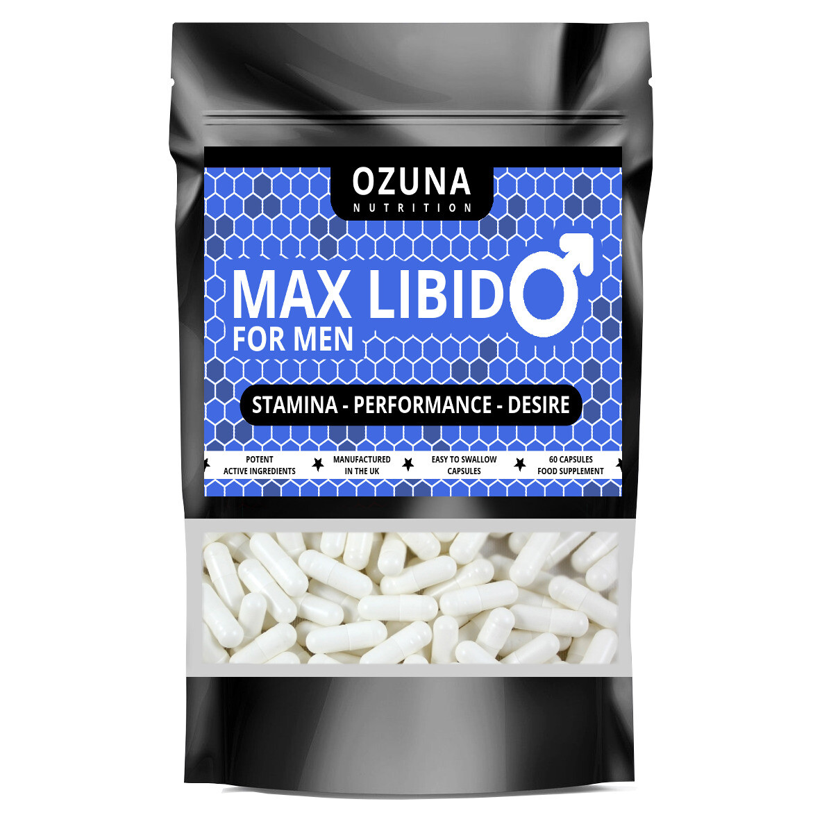 SEX PILLS FOR MEN Max Libido (MAX STRENGTH) Stamina Performance ...