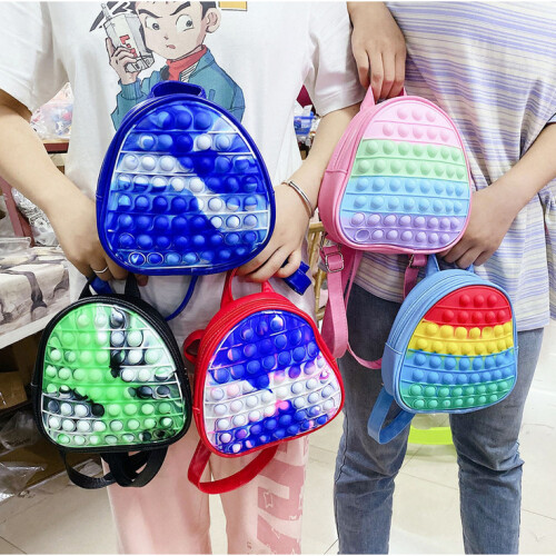 Popit Bubble Sensory Bag Backpack Fidget Handbag on OnBuy