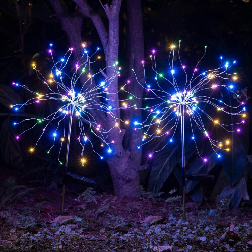 (Multi-color, Solar Lights-Multi color) MOPHA Solar Lights Outdoor ...