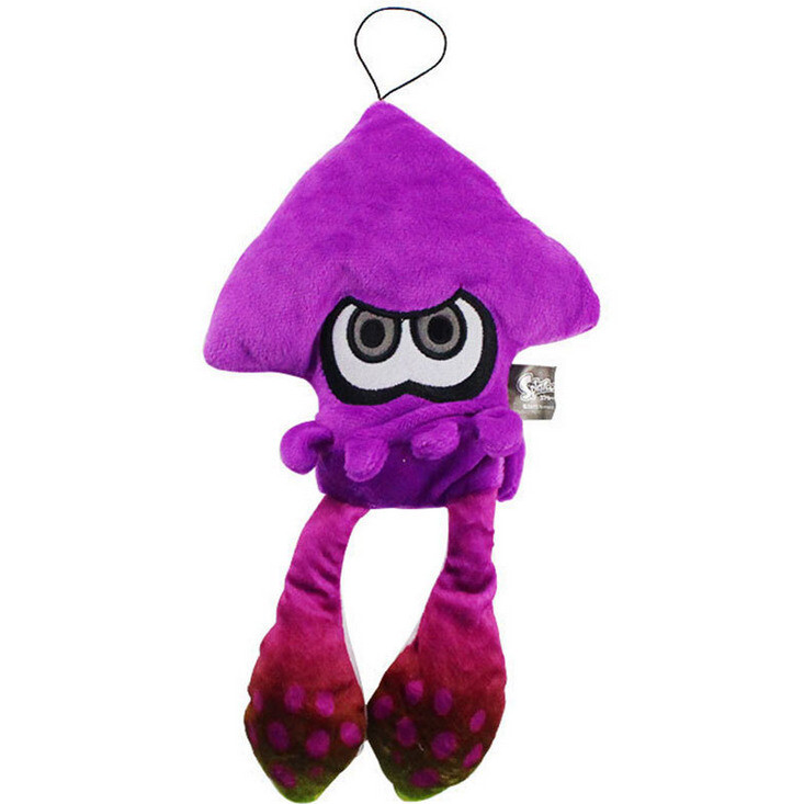 (Purple) Splatoon Cartoon squid Plush Stuffed Soft Kids Toy on OnBuy