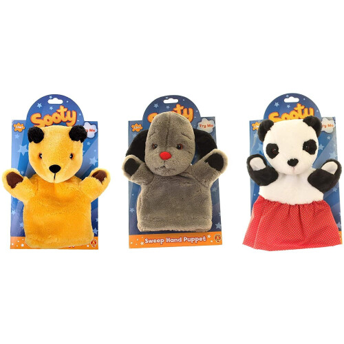 The Sooty Show Hand Puppet Soft Toy Set - Sooty Sweep and Soo 3 Pack on ...