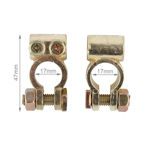 12pc12V Battery Saddle Terminals Connectors Clamps on OnBuy