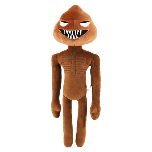 (Poop) Siren Head Horror Plush Toy Big Mouth Clock Poop Monster Stuffed ...
