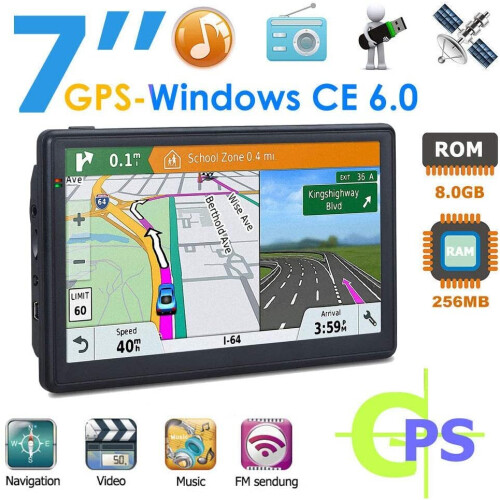 Bysion 7 inch Sat Nav, UK Maps (FREE Lifetime Updates), Sat Navs for ...