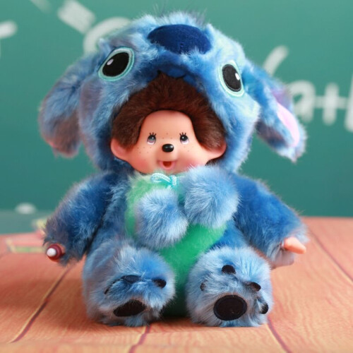 New Kawaii Fashion Monchhichi Stitch Plush Doll Cute Monchhichi Toy ...