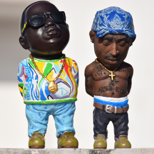 2Pac Shakur B.I.G. Notorious Biggie Action Figure Rap Star Figurine ...