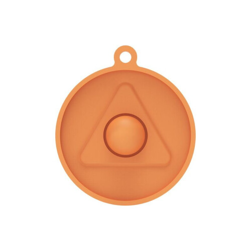 (Triangle) Squid Game Pop It Simple Dimple Popit Push Bubble Keychain ...