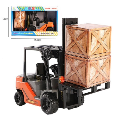 New 1:12 Scale Forklift Truck Model Car Construction Vehicle Collection ...