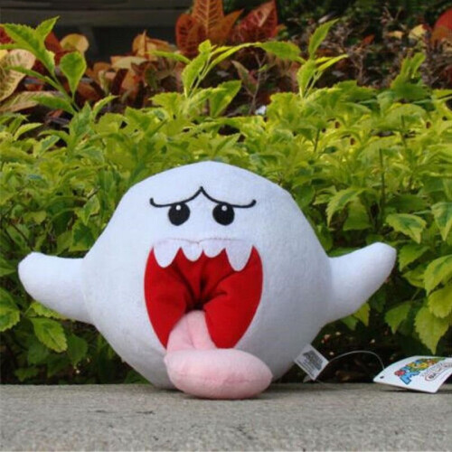 Super Mario Bros. Boo Ghost Plush Toy Nintendo Game Cute Stuffed Animal ...