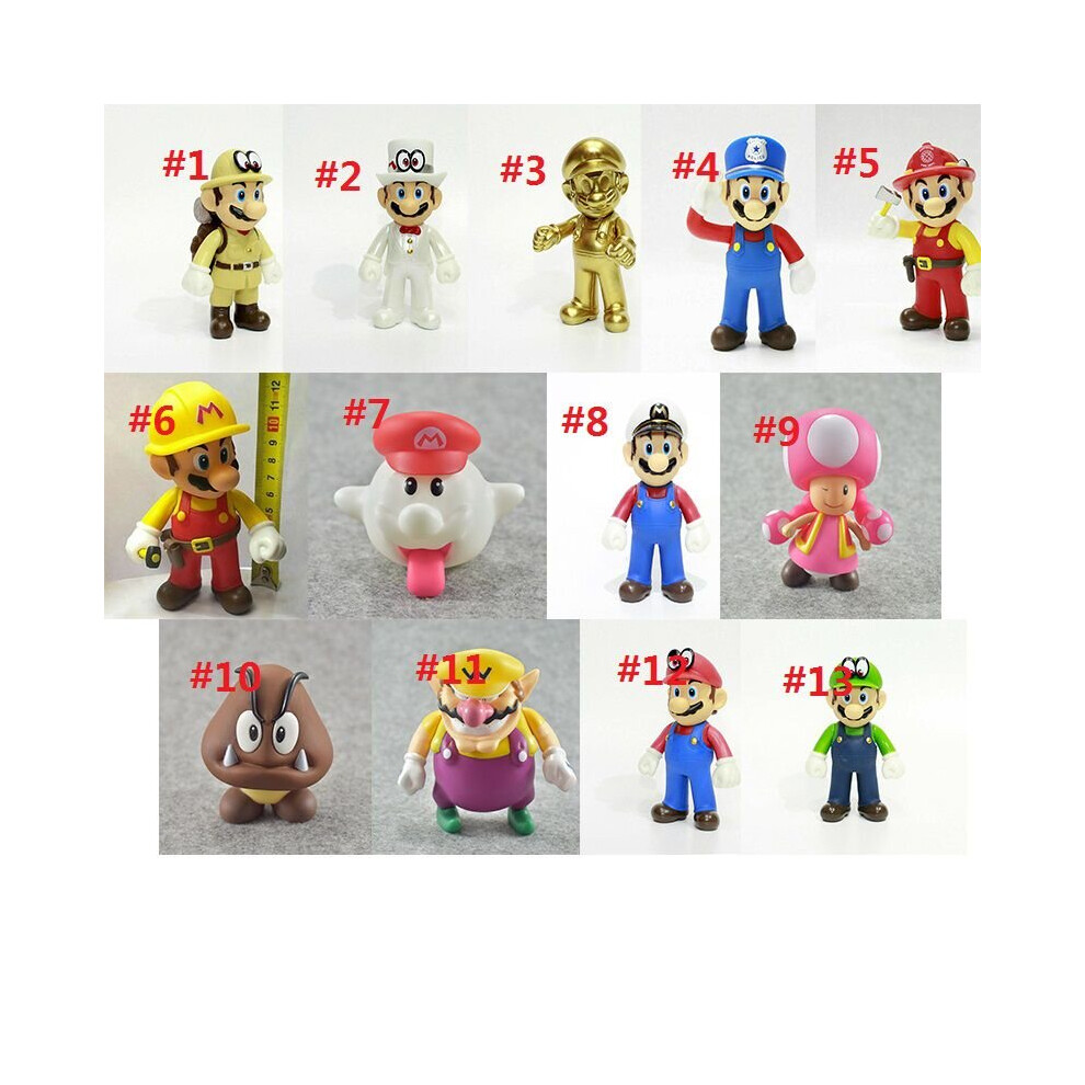 New Super Mario Bros Odyssey Collectible Plastic PVC Action Figure Doll Kid Toy