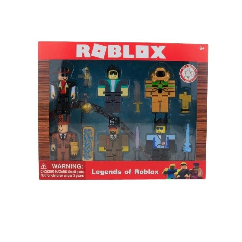 (4# Legend of Roblox-With Box) Roblox Game Figma Oyuncak Champion Robot ...