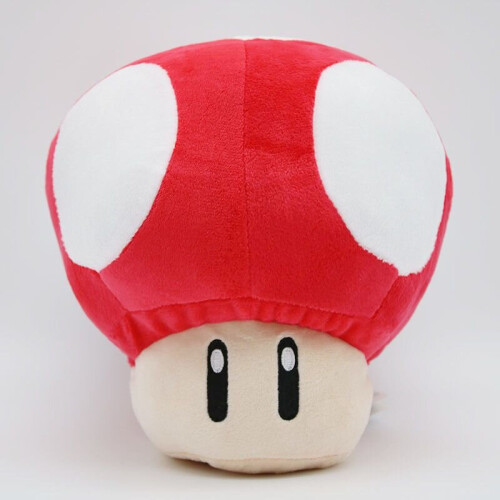 (Red, 15cm/5.9in) Super Mario Plush Toy Mario Mushrooms Cute Stuffed ...