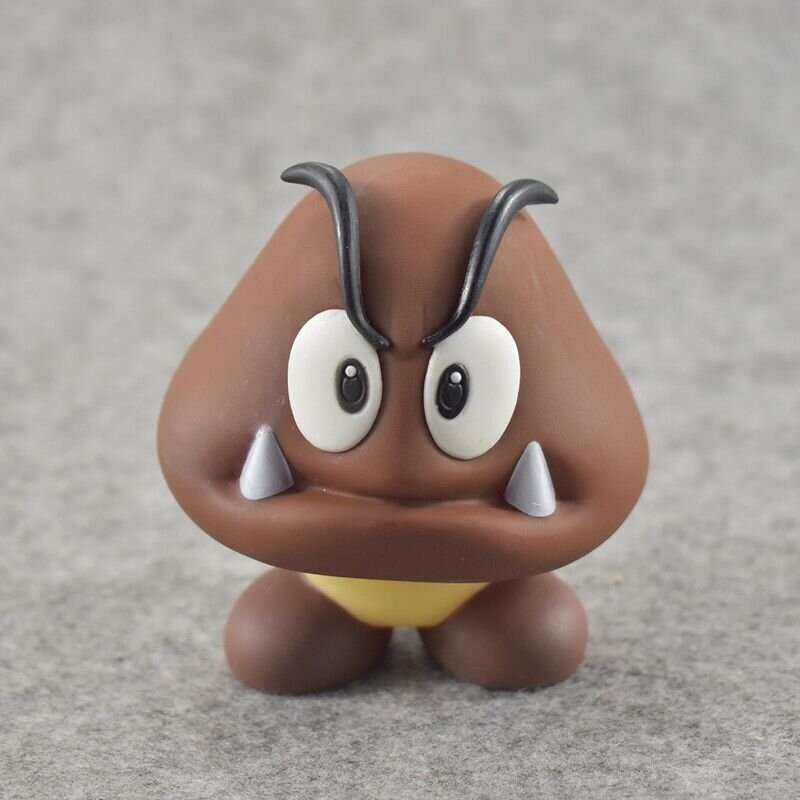 (Goomba 3'') New Super Mario Bros. Odyssey Collectible Plastic PVC ...